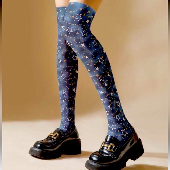 unb | Intimates & Sleepwear | Star Pattern Mesh Rave Festival Dancewear ...